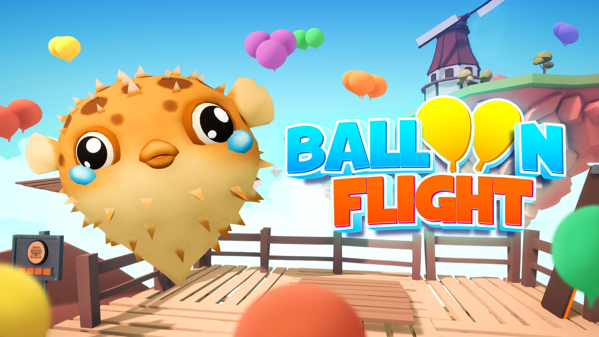Balloons! Balloons everywhere! Attach them to your glider and discover ...